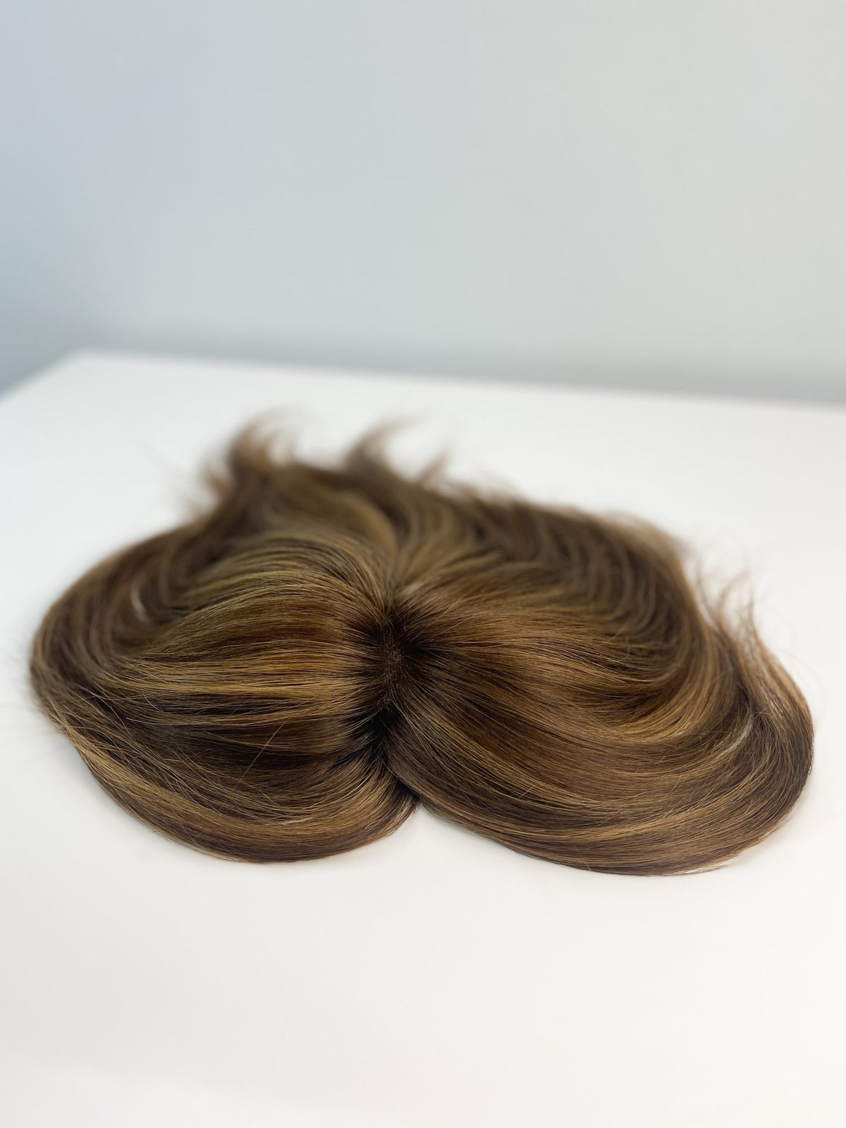 Warm Highlighted Brown 5x6.5 Mono Topper - 5-6 inches ...
